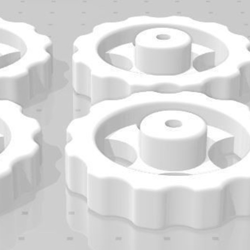 Download free STL file anet a8 plus bed leveling kit, 3d printer bed leveling knobs, 3d printer ...